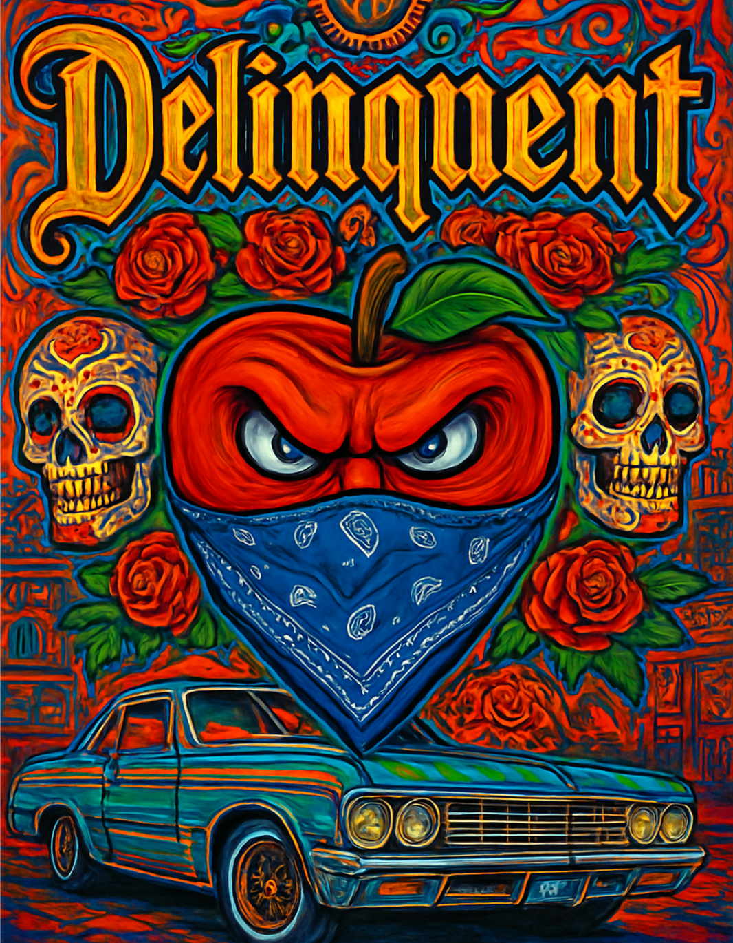 T-Shirt and Hoodie Design - Delinquent